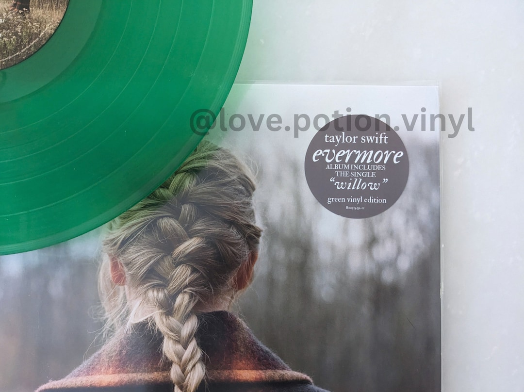 Evermore Album Hype Sticker All Variants, Green Vinyl Edition, Dupe ...