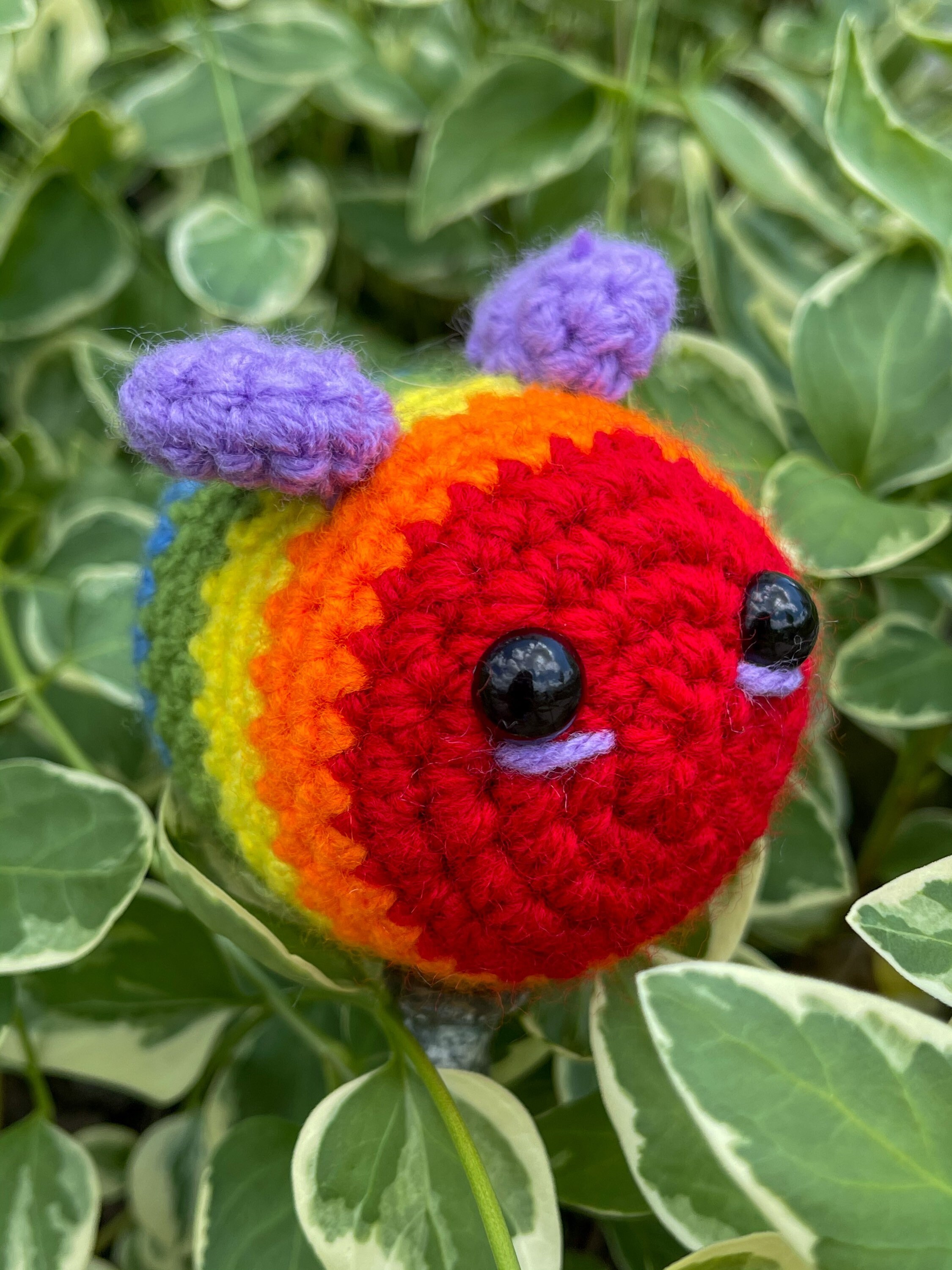 Crochet Pride Bees amigurumi stuffed animal plushie | Etsy