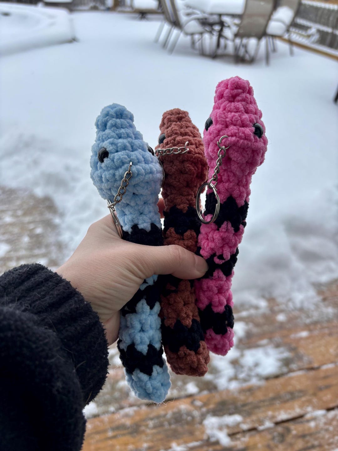 Crochet Gummy Worm | Stuffed Animal | Amigurumi | Handmade | Plushie ...