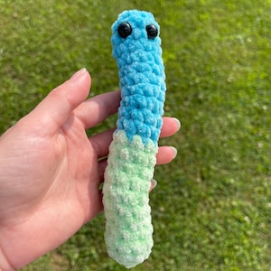Crochet Gummy Worm | Stuffed Animal | Amigurumi | Handmade | Plushie ...