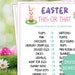 Easter This or That Game, Would You Rather, Fun Easter Game, Easter ...