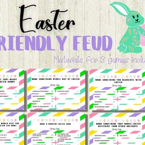 Easter Game Bundle, Easter 2022, Printable Easter Games, Easter Party ...