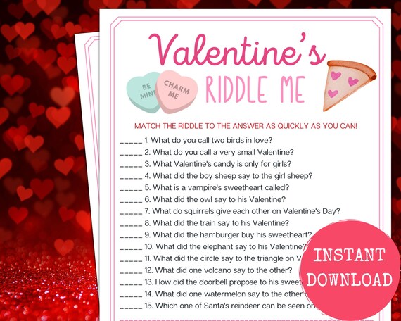 Valentines Riddles