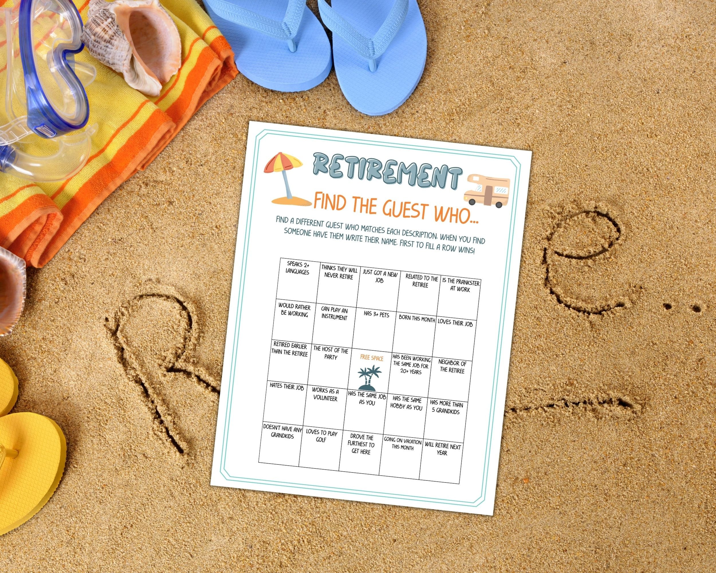 Retirement Game Bundle, Printable Retirement Games, Retirement Party ...