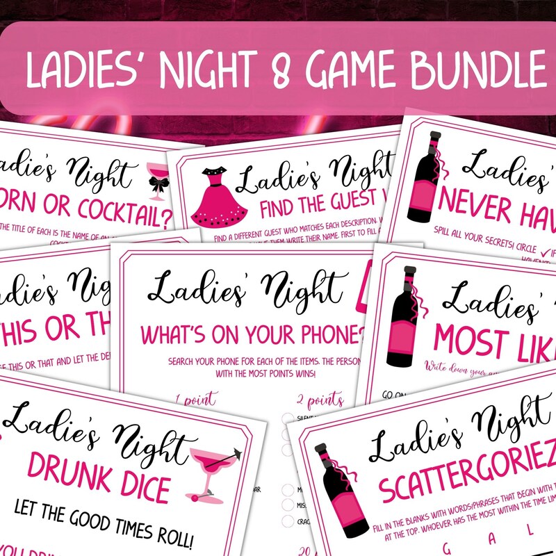 Girls Night Decorations - Etsy