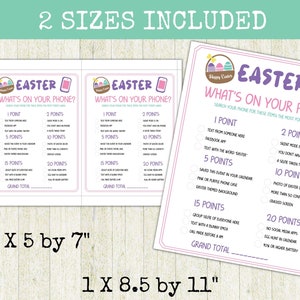 Easter What's on Your Phone, Fun Party Games, Fun Easter Activity ...