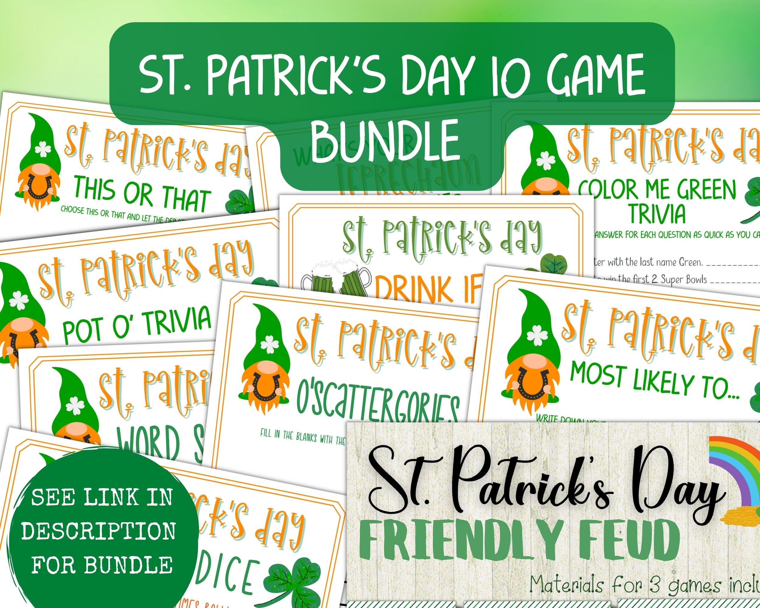 St. Patrick's Day This or That Game, Would You Rather, Fun St. Pattys ...