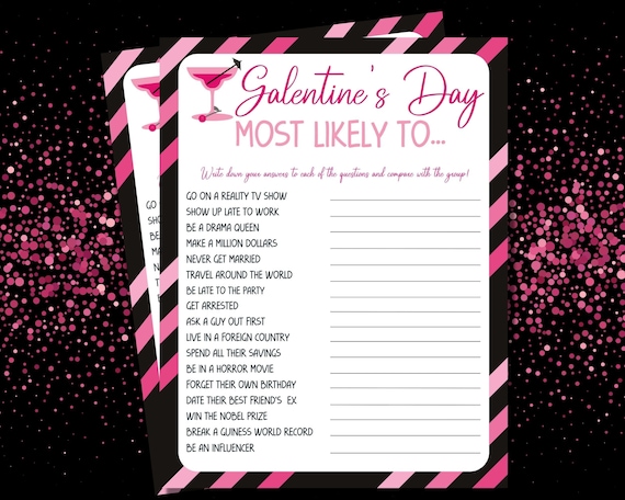 Party Games Who Is Most Likely To Game Ladies Night Game for Zoom ...