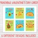 Printable Taco Valentine's Day Cards, Valentines Card for Kids, Taco ...