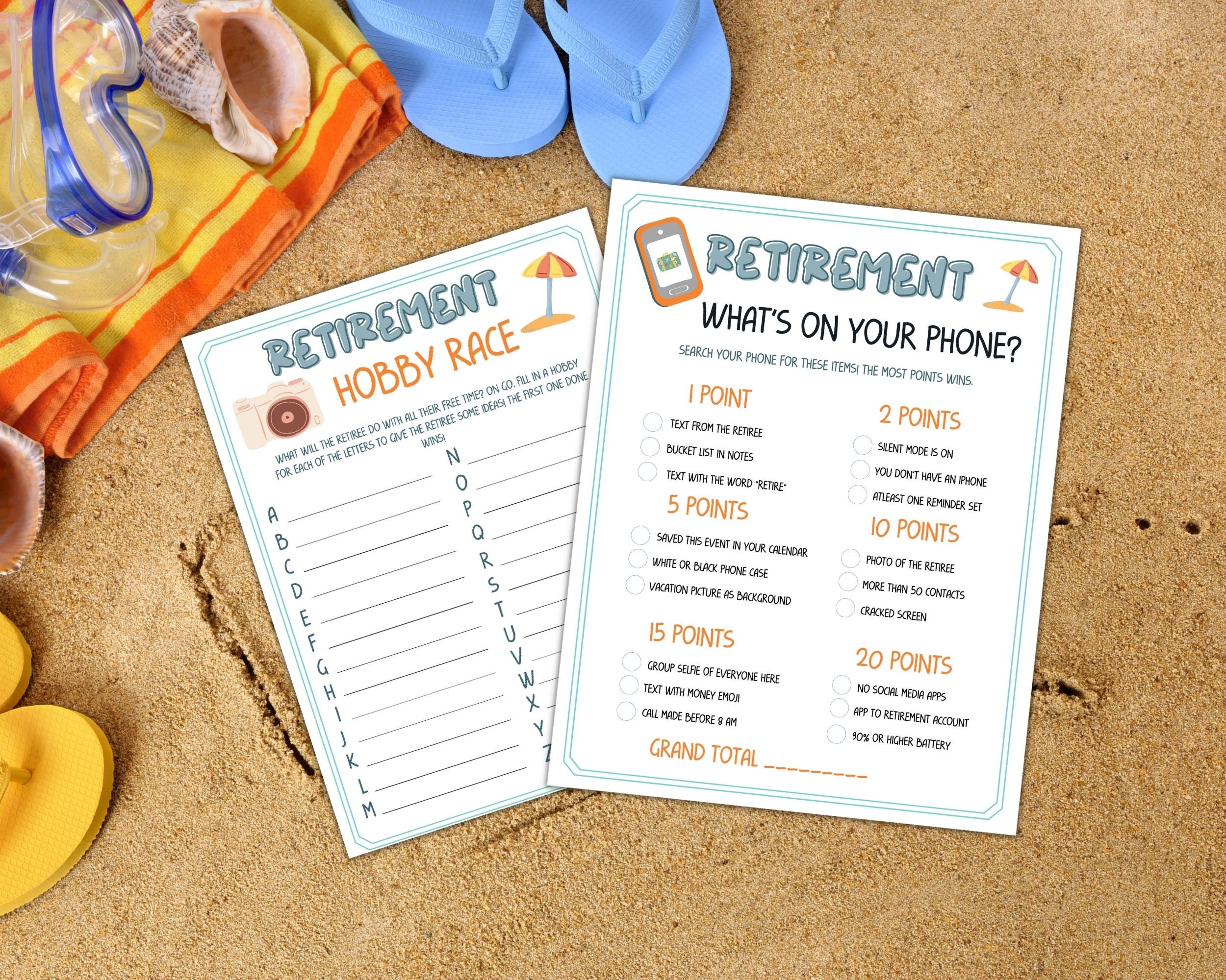 Retirement Game Bundle, Printable Retirement Games, Retirement Party ...