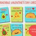 Printable Taco Valentine's Day Cards, Valentines Card for Kids, Taco ...