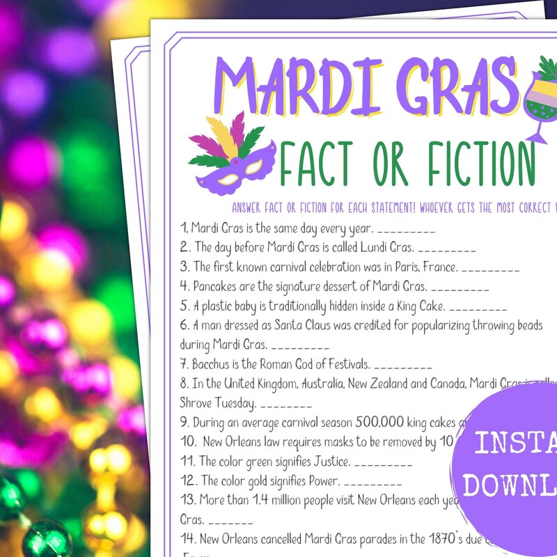 Mardi Gras Sign - Etsy