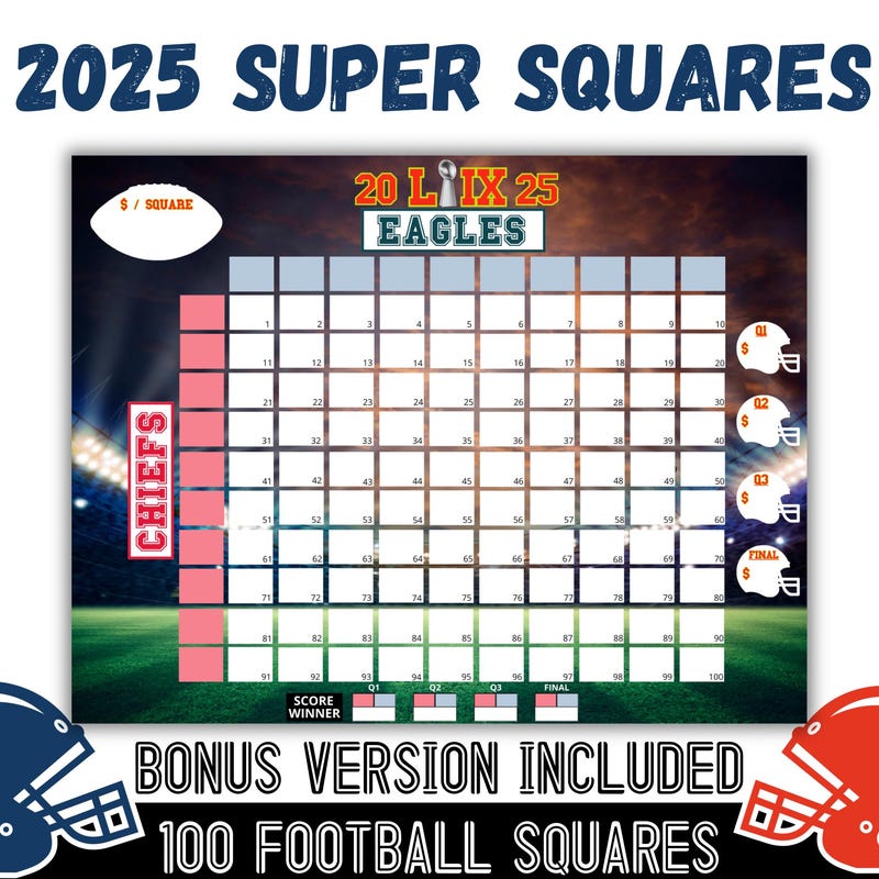 Super Bowl Boxes 2025 - Etsy