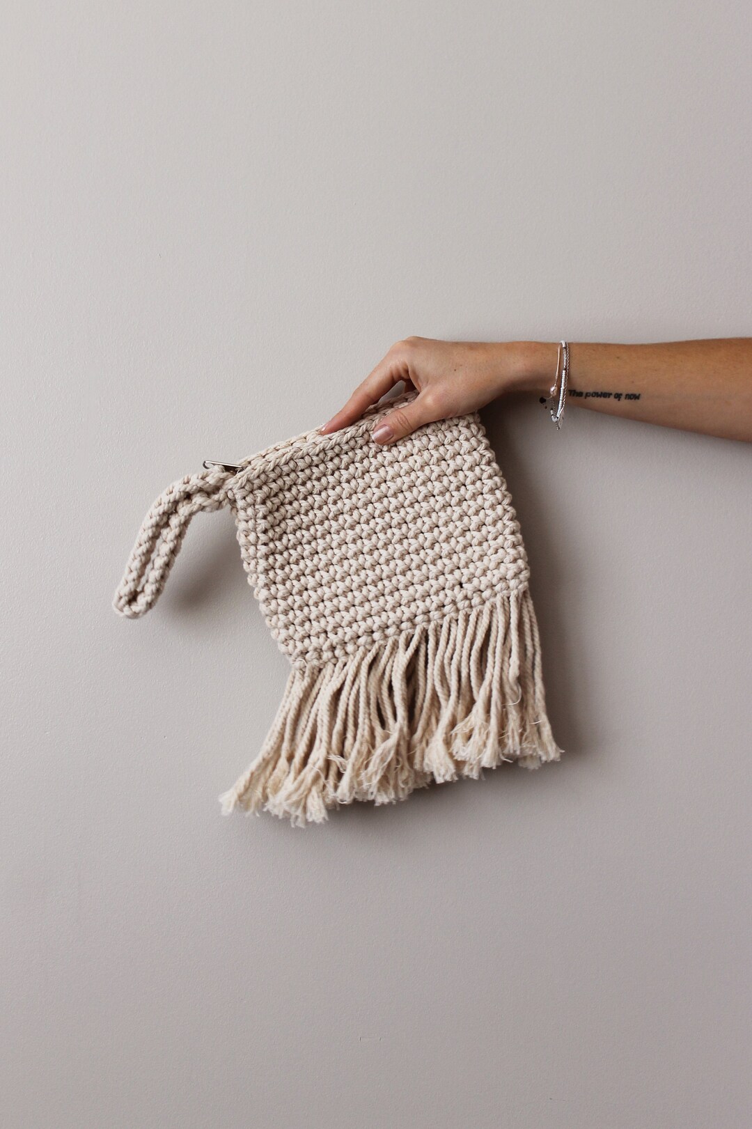 Macramé Pouch, Handmade Macrame Clutch Bag, Crochet Bag Clutch, Crochet ...
