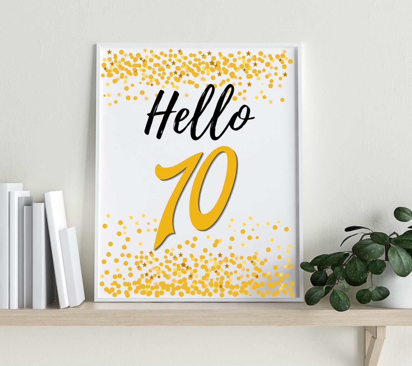 70th Birthday Signs Bundle Happy 70th Birthday Sign Cheers Etsy Uk