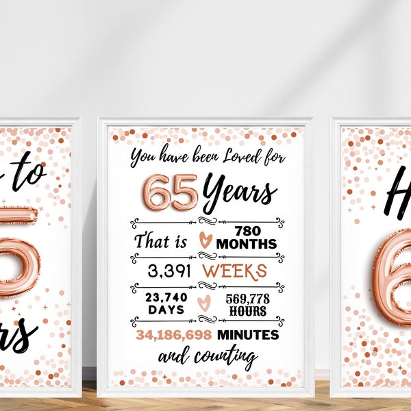 65th Anniversary - Etsy