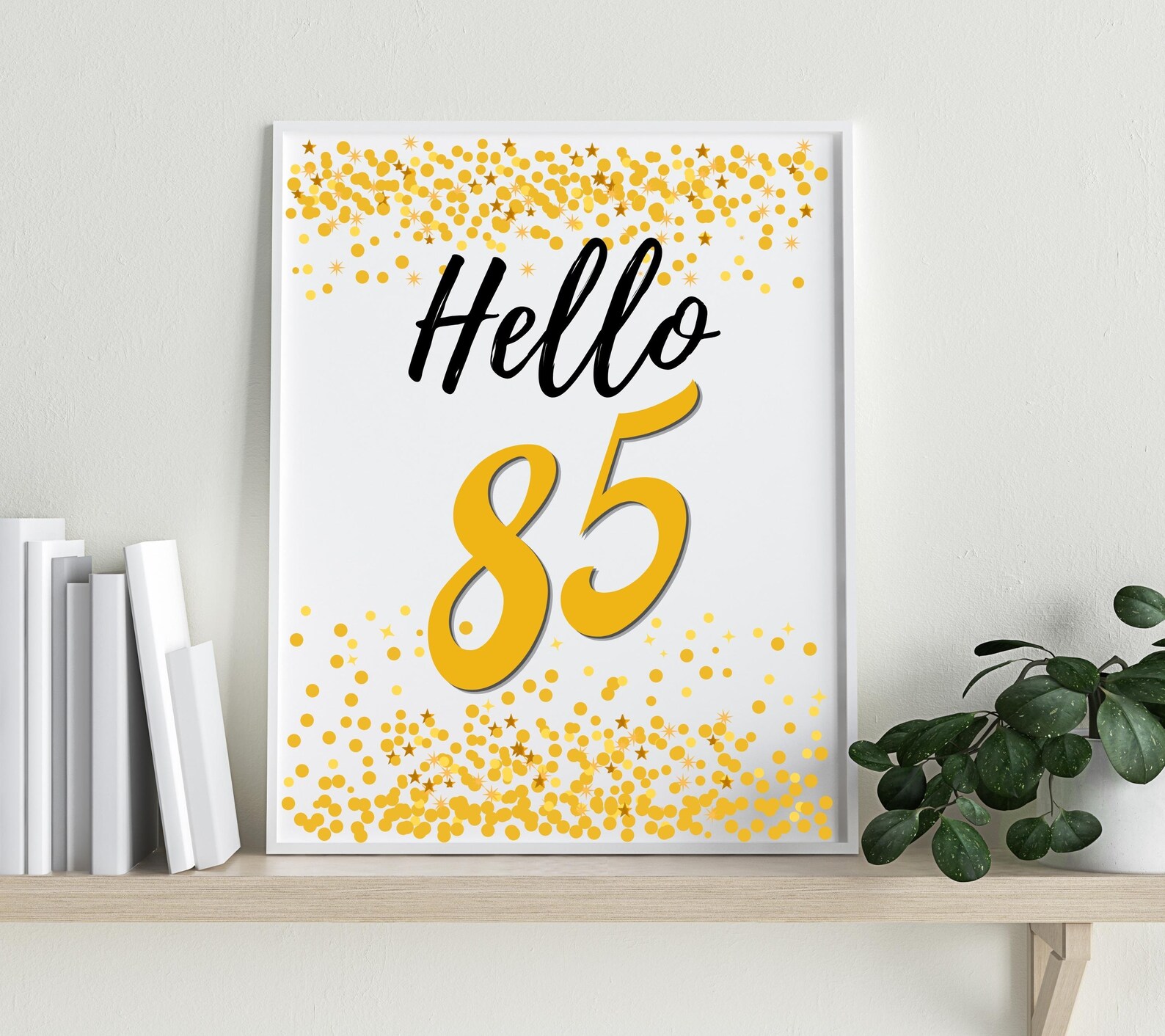 85th Birthday Signs Bundle, Happy 85th Birthday Sign, Cheers to 85 ...