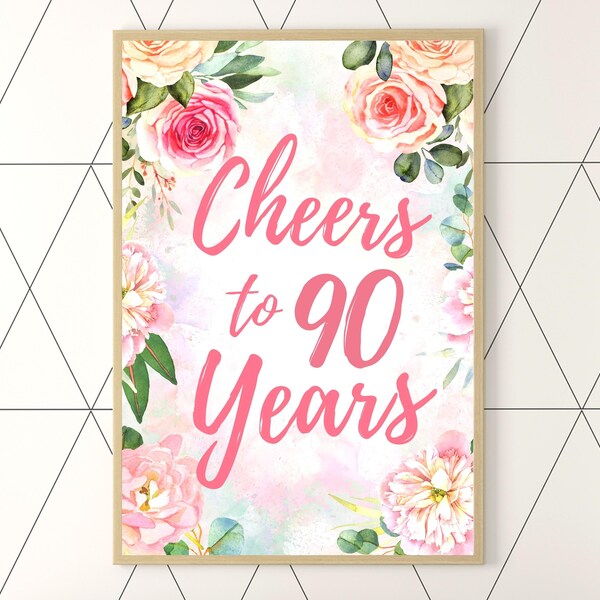 90 Years Loved - Etsy