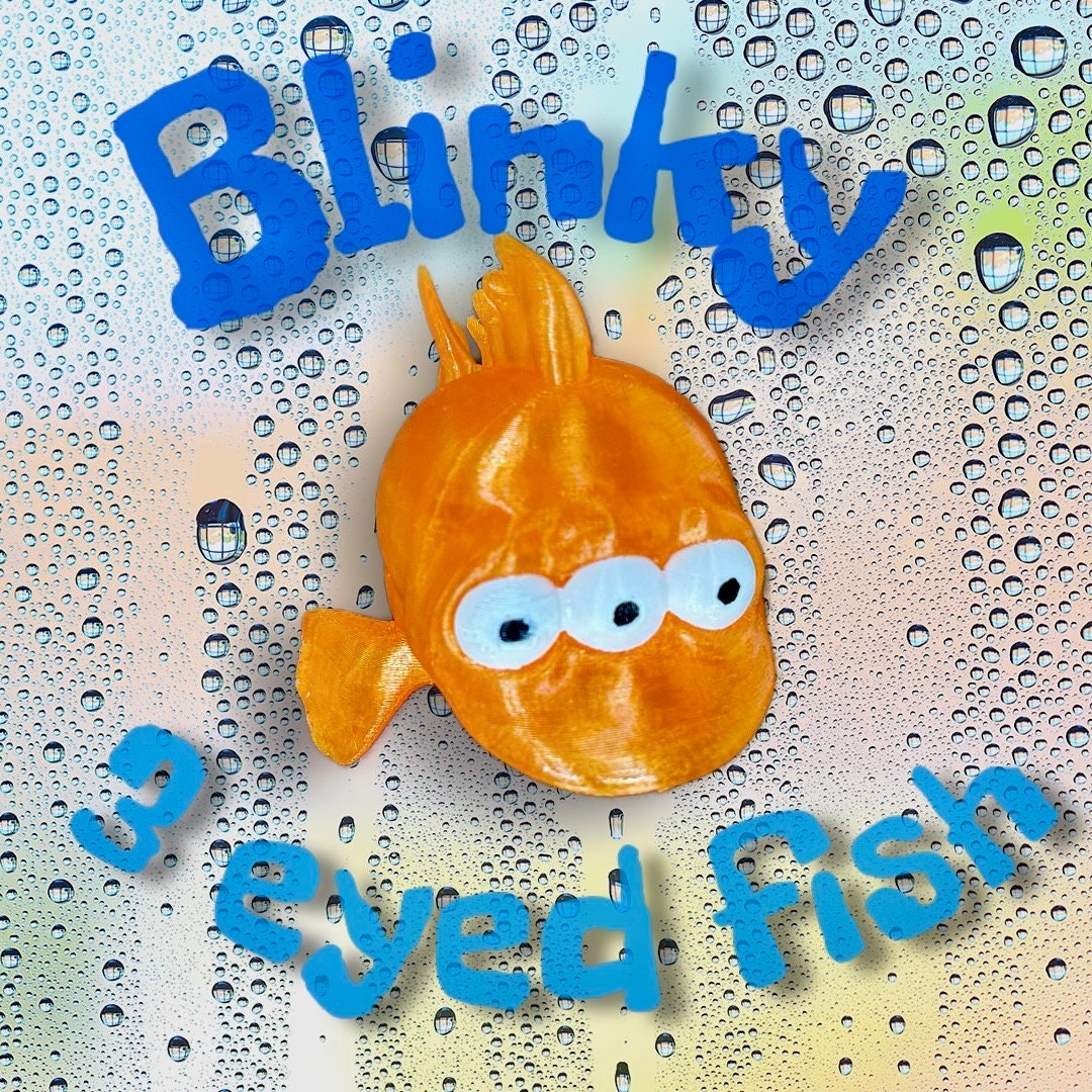 Blinky the 3 Eyed Fish - Etsy