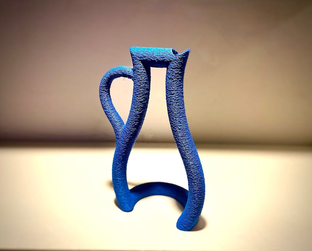 Long Stem Vase-unusual Vase- Unique Vase-dried Flower Display- Rose ...