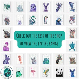 Snake Art Print ‘dora’, Serpentine Painting, Reptile Poster, Pet Owner ...