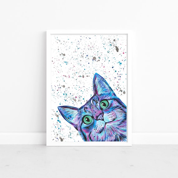 Curious Cat Drawing