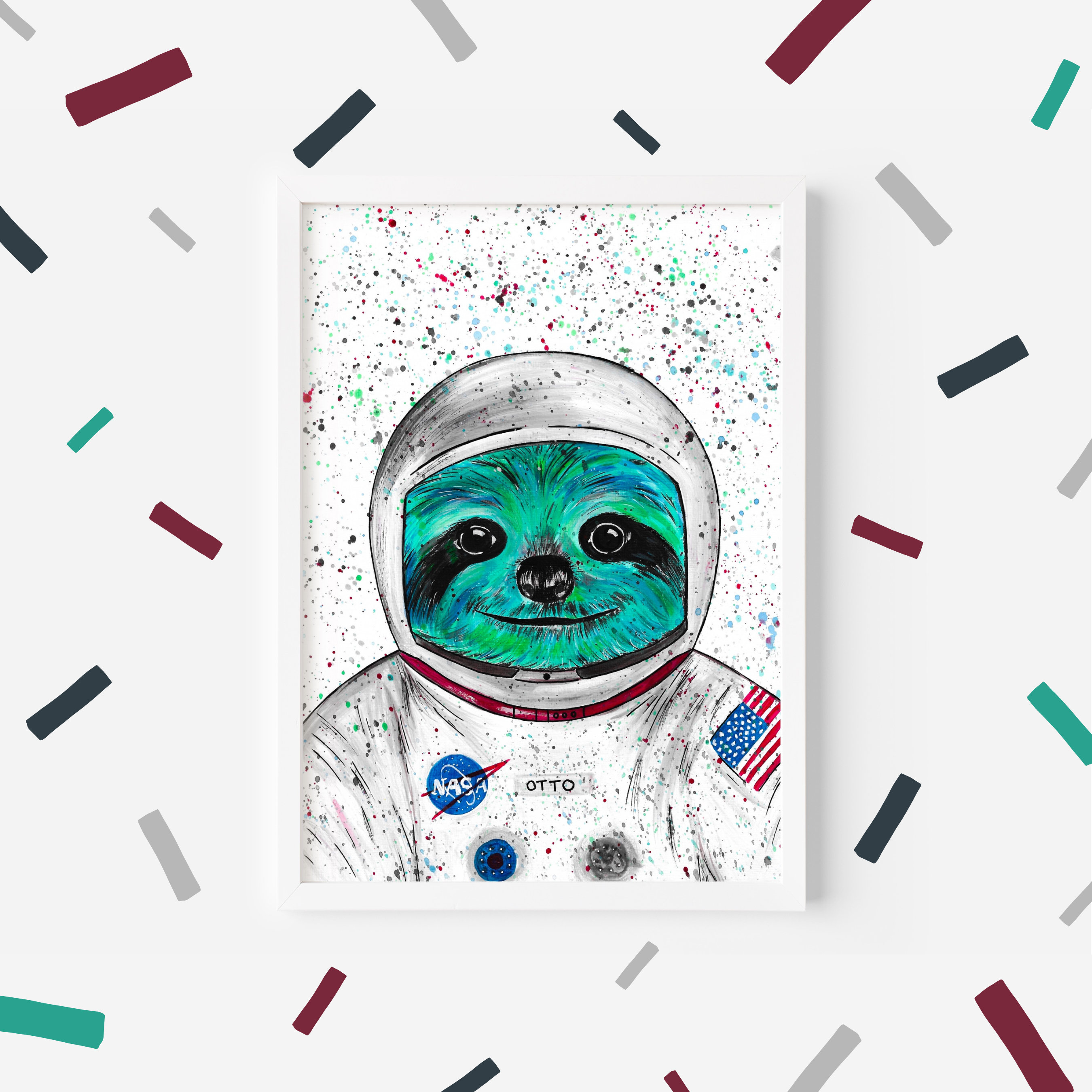Sloth In Space Suit
