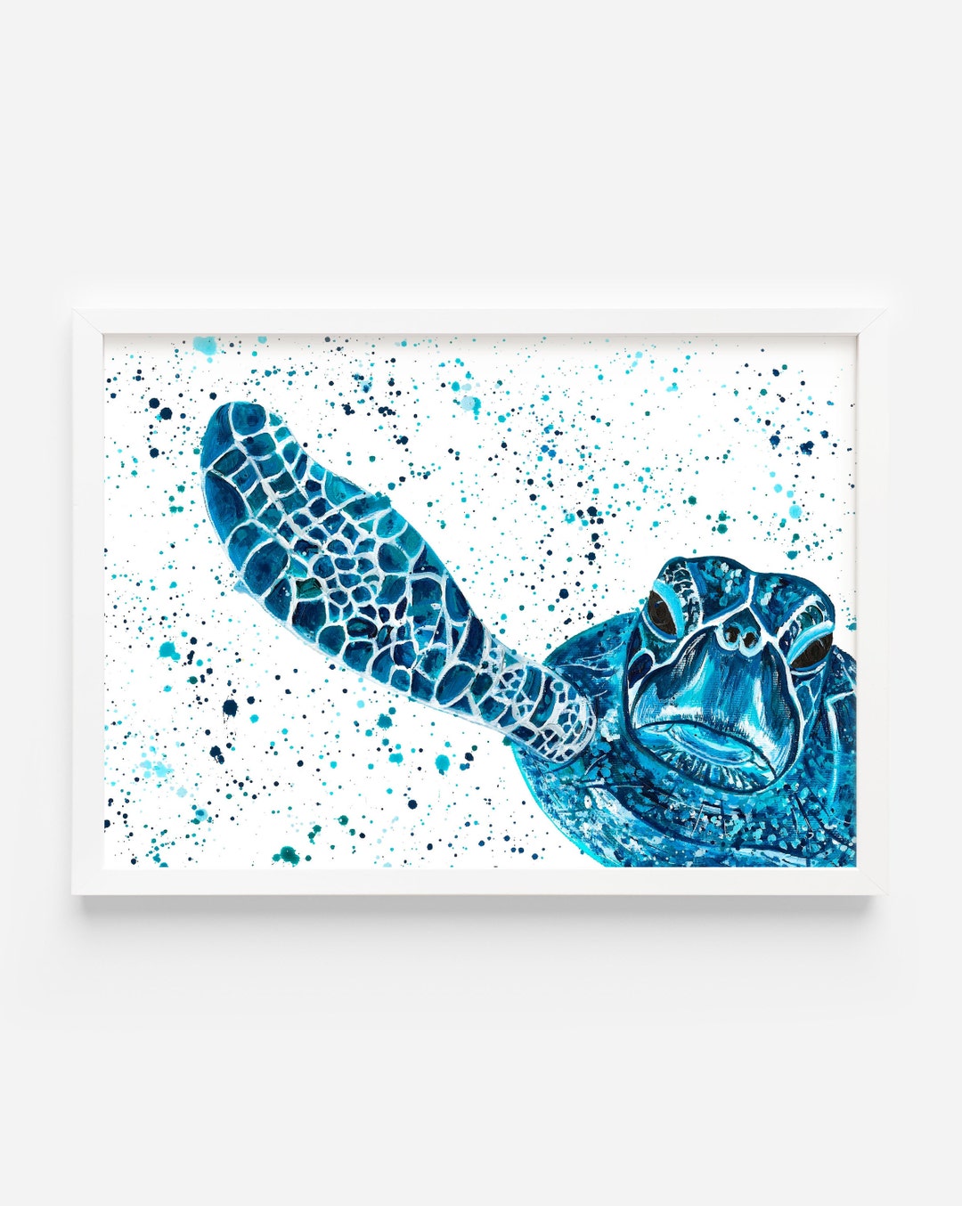 Seaturtle Art Print jasper, Ocean Art, Under the Sea Prints, Nursery ...