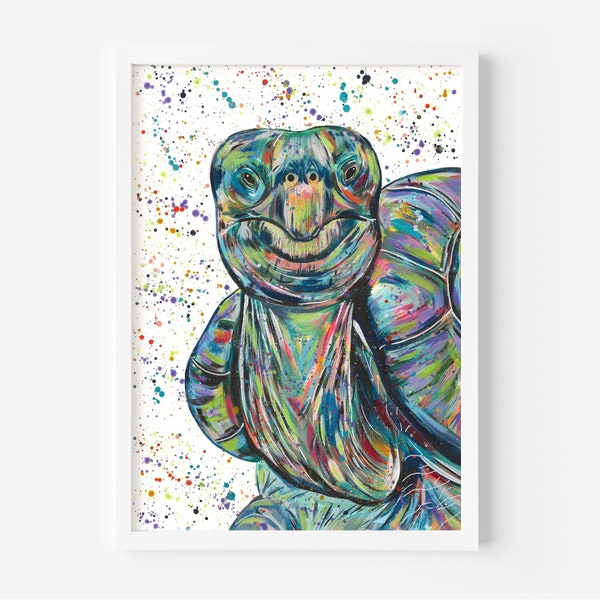 Tortoise Painting - Etsy UK