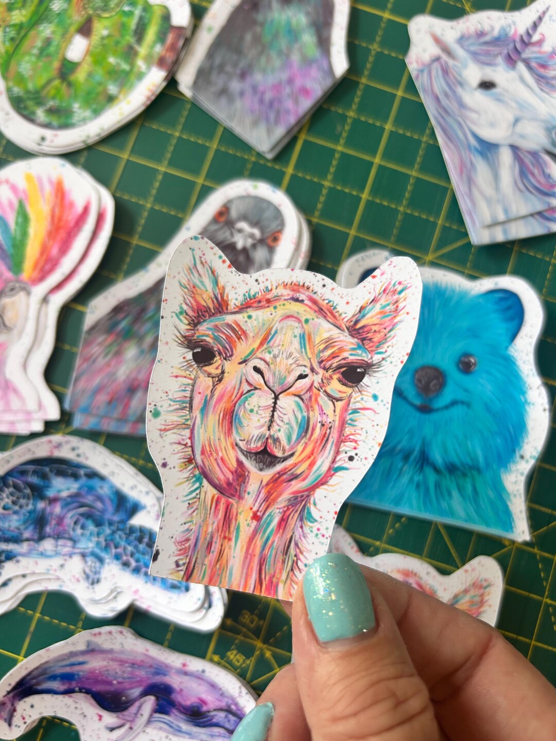 Happy Camel Vinyl Sticker: Fun Animal Decal for Kids - Etsy