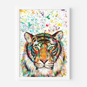 Rainbow Animal Prints, Jungle Art, Safari Decor, Nursery Prints ...