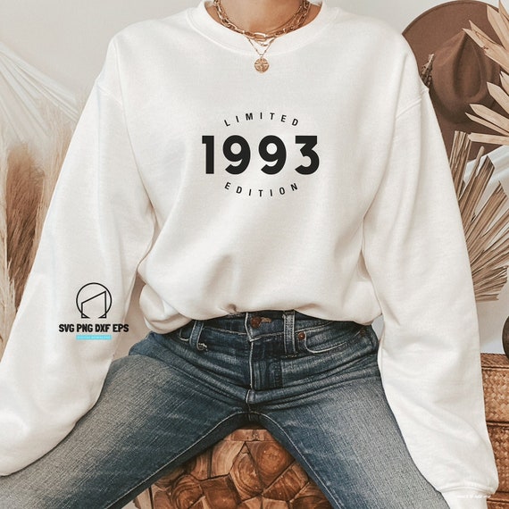 1993 Svg Limited Edition 1993 Svg Birthday Svg Birthday | Etsy