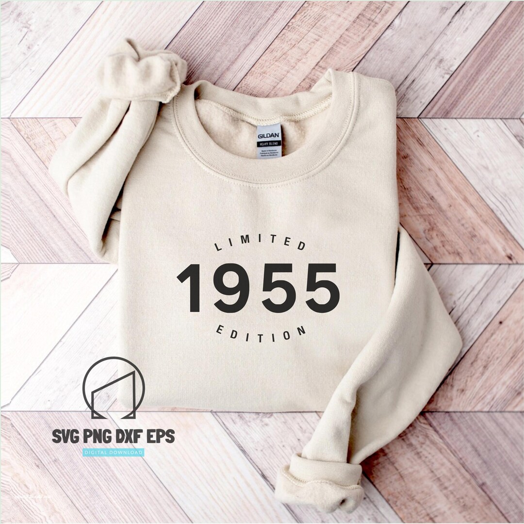 70th Birthday Svg, Limited Edition 1955 Svg, 1955 Svg, Birthday Party ...