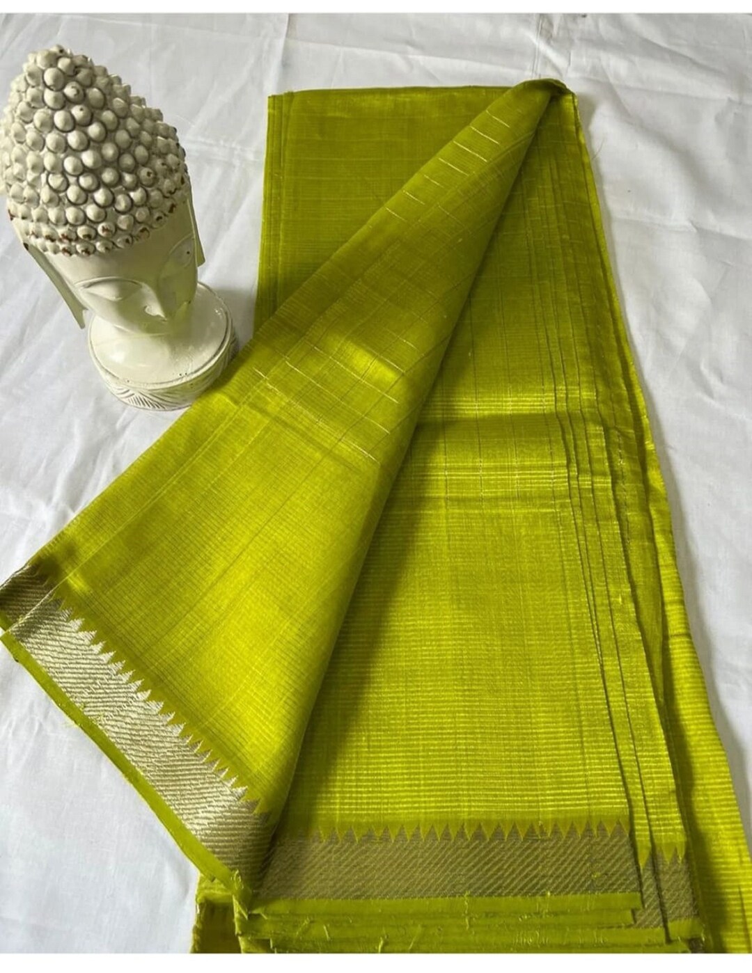 Bhagalpuri Kota Silk Chequered Body Traditional Narayanpet Soft ...