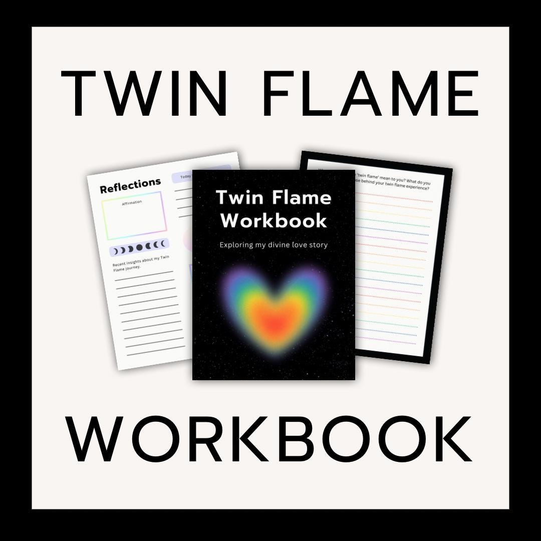 Twin Flame PDF Workbook: Exploring Our Divine Love Story | 130 Pages | Instant Download - Etsy
