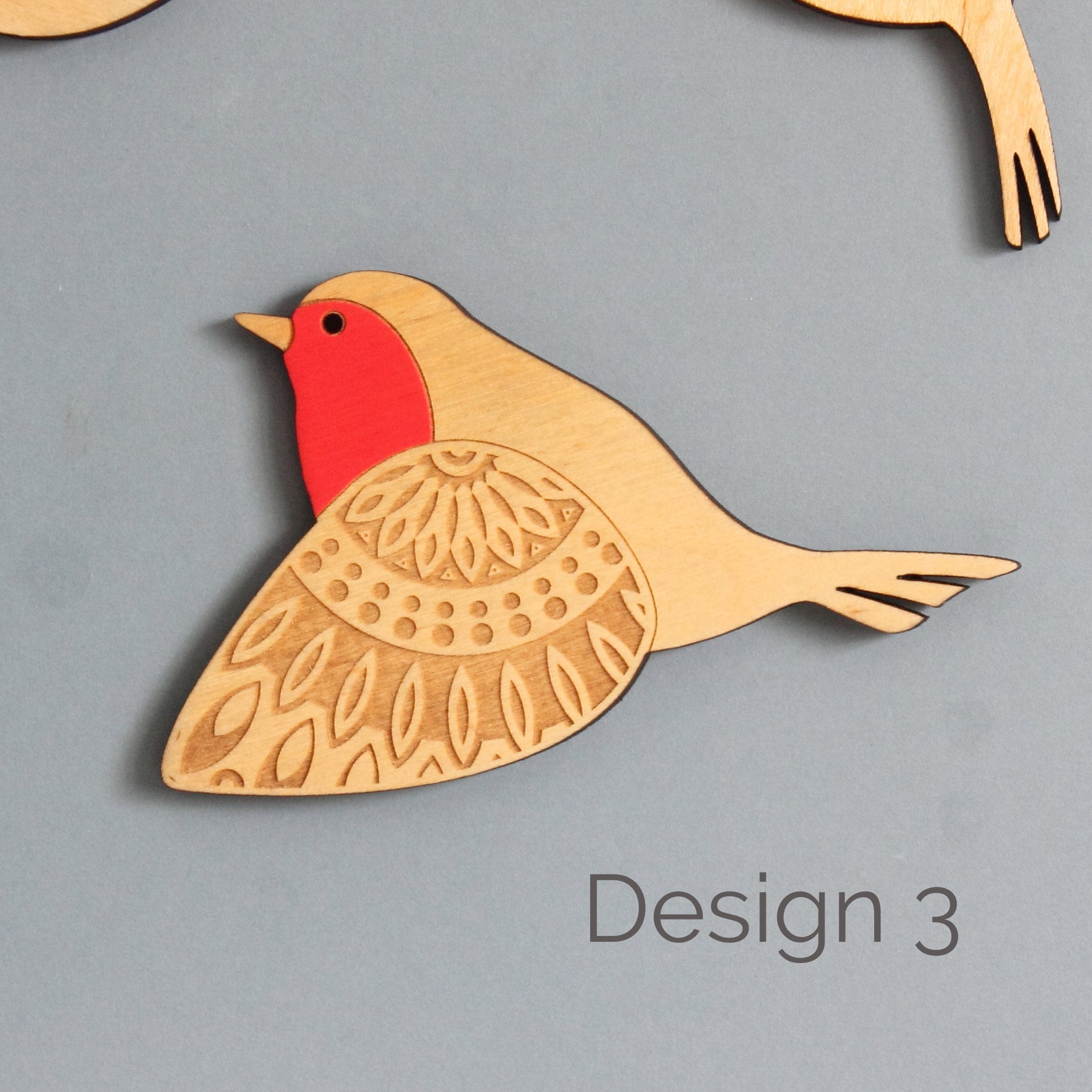 Folk Art Wooden Robins Wall Decor Hangings | Etsy UK