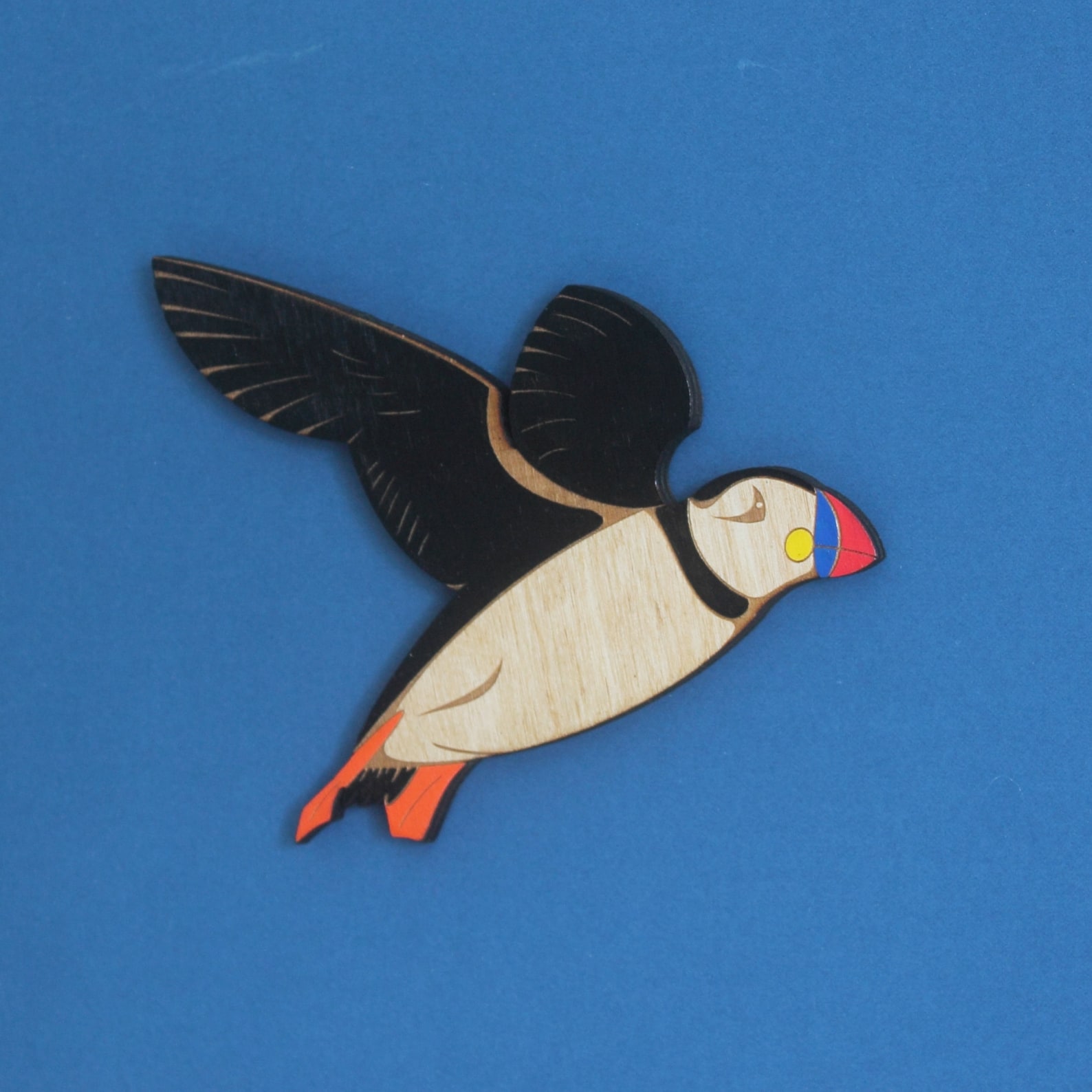 Flying Wooden Puffins - Wall Decor Hangings - Etsy