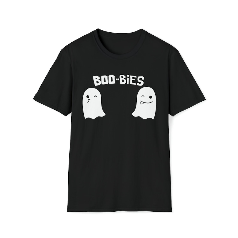 Boo-bies Funny Halloween Spooky Ghost Tshirt Design. Unisex - Etsy ...