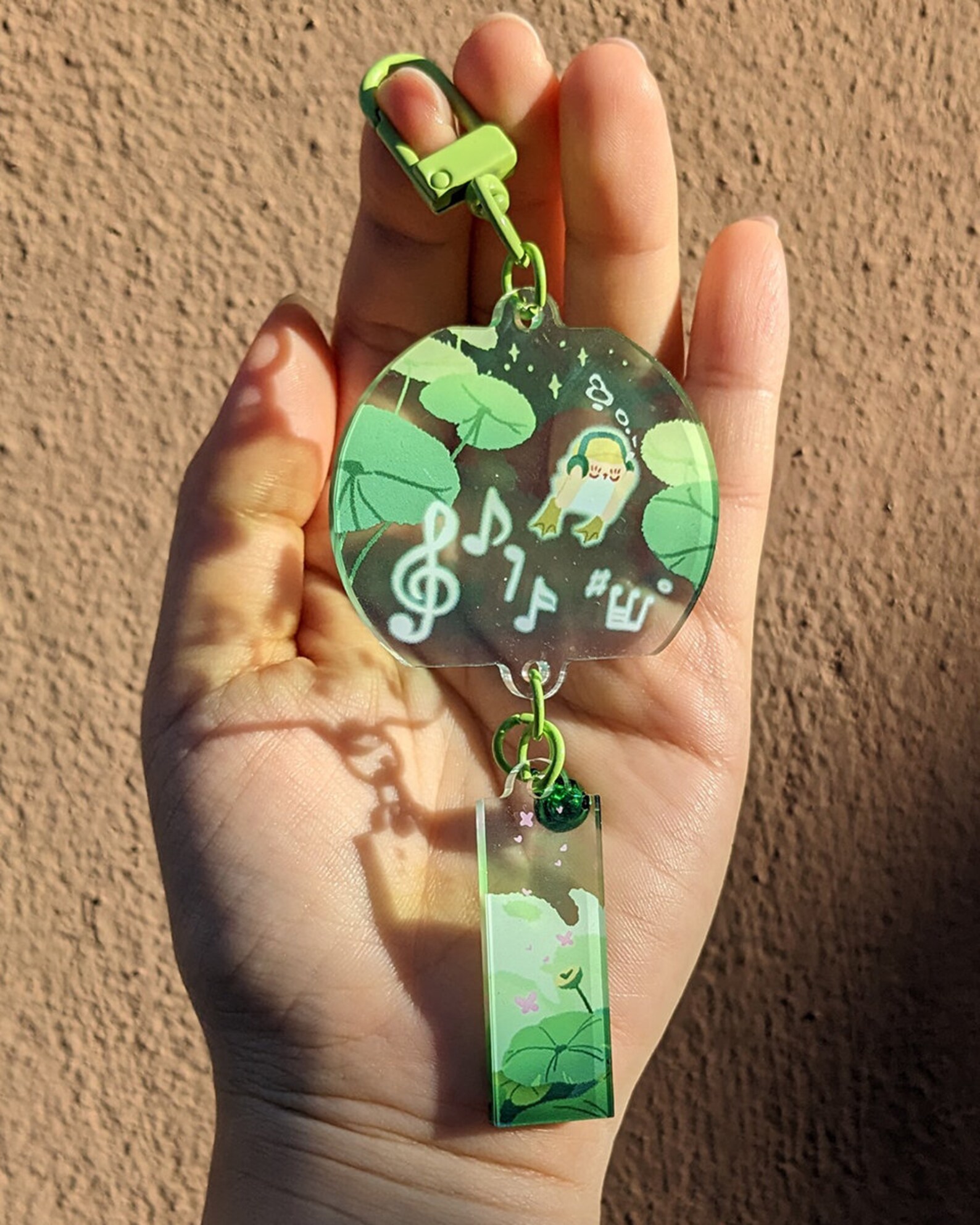 Furin Wind Charms Keychains Dog, Space, Rabbit, Flower, Hedgehog, Music ...