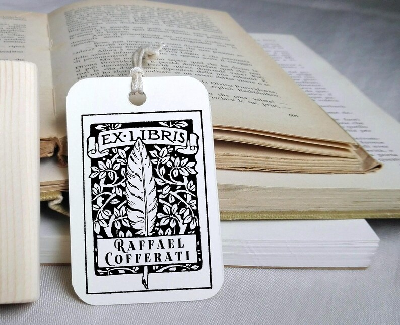 Custom Ex Libris Stamp, Custom Printing Press Bookplate, Personalizable ...