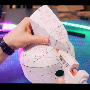 Predator Mask Out of Cardboard TEMPLATES - Etsy