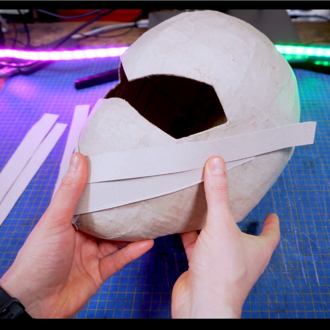 Moon Knight Mask Out of Cardboard TEMPLATES - Etsy