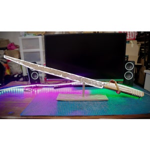 Mandalorian Darksaber Out of Cardboard TEMPLATES - Etsy