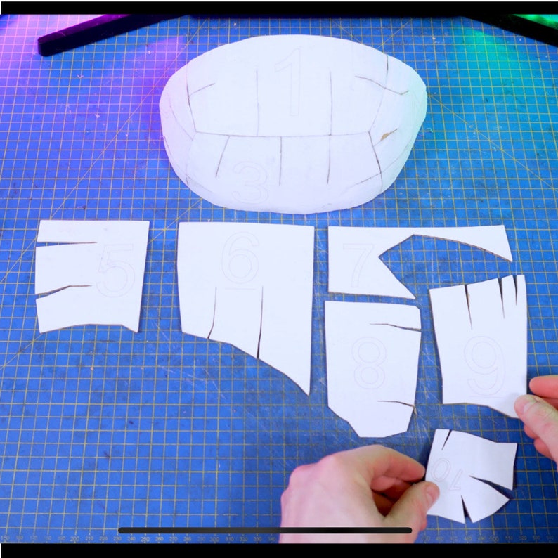 Moon Knight Mask Out of Cardboard TEMPLATES - Etsy