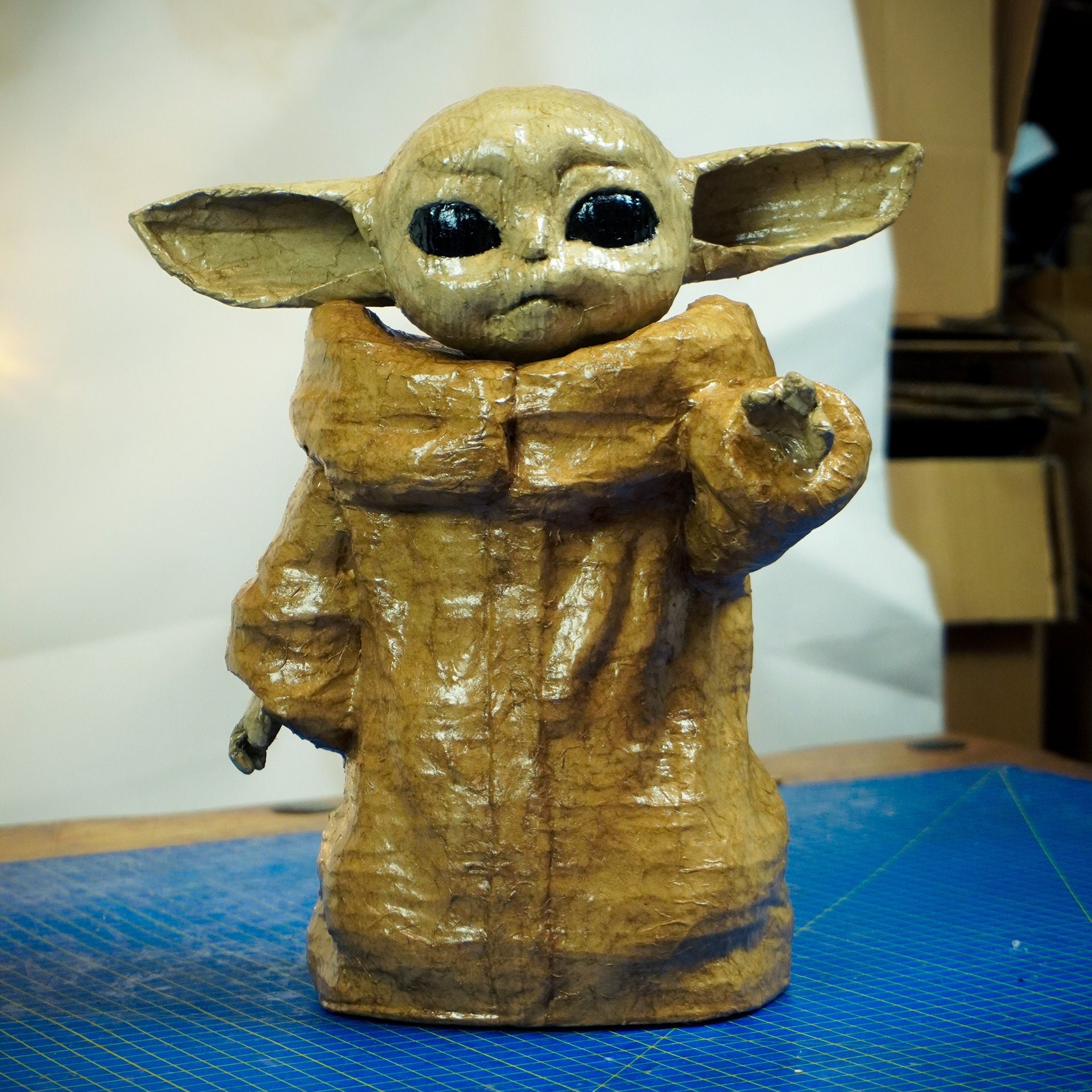 Baby Yoda (grogu) Out of Cardboard TEMPLATES - Etsy