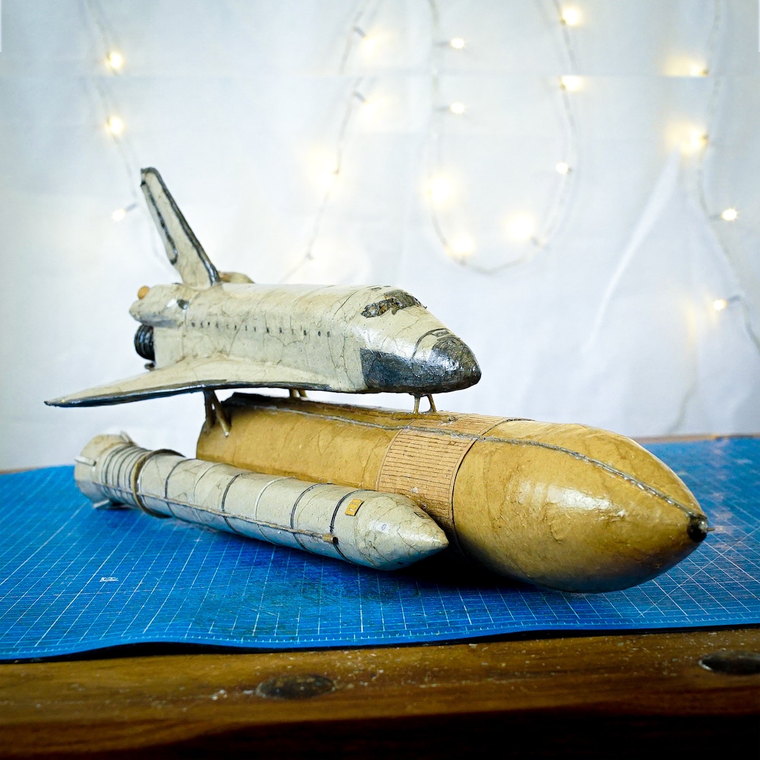 Space Shuttle of Cardboard TEMPLATES - Etsy