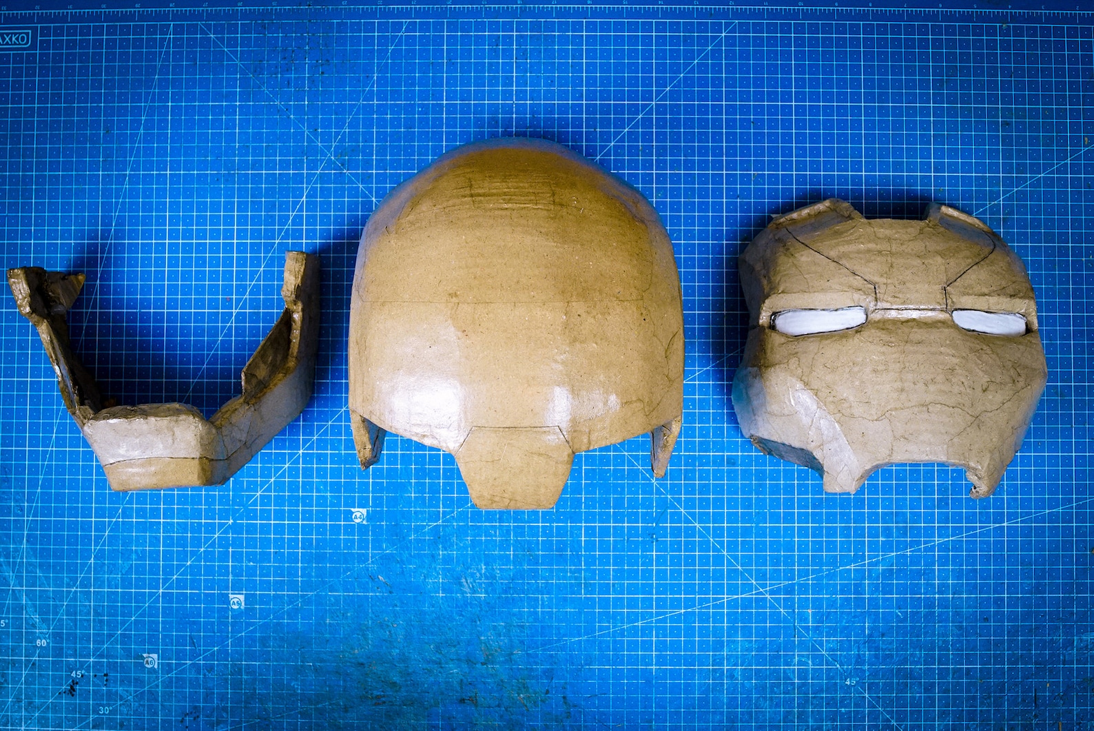 Iron Man Helmet Out of Cardboard TEMPLATES - Etsy