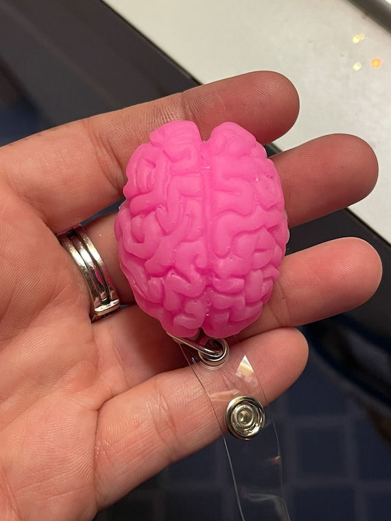 Brain Badge Holder - Etsy