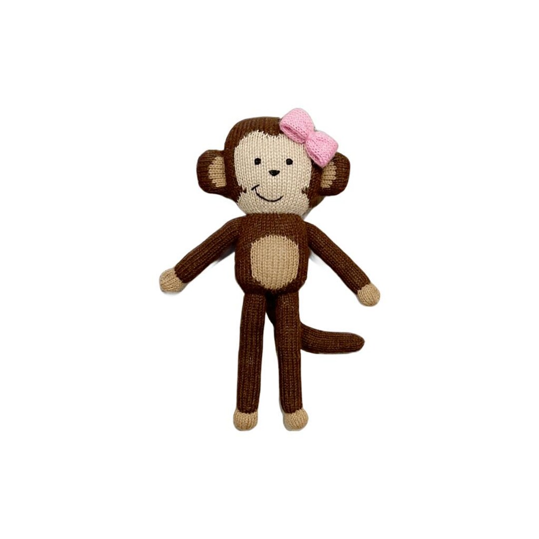 Monkey - Lacy. an Adorable Monkey With an Adorable Pink Bow! Stuffed ...