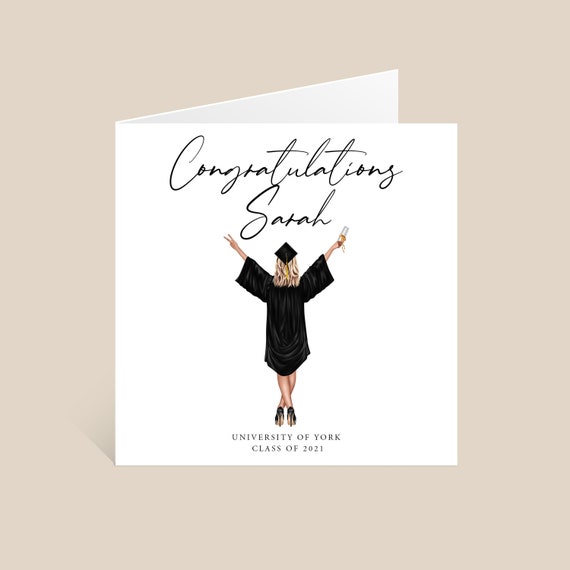 Graduation Card Personalised Graduation Card Graduation Card | Etsy